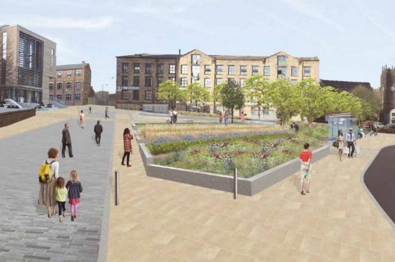Images Revealed of Halifax Town Centre's Transformation Project