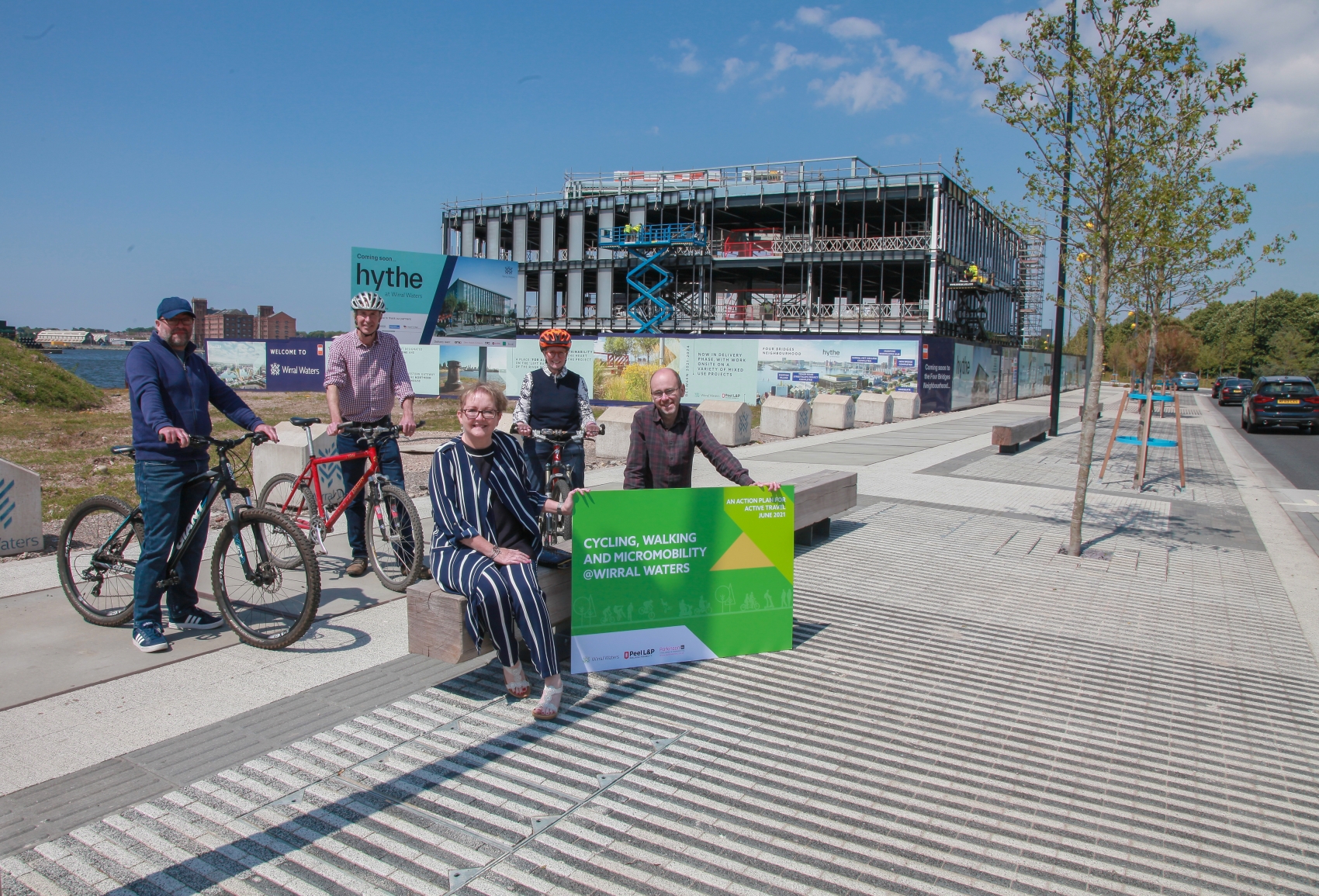 Wirral Waters to become the UK leader for cycling and walking