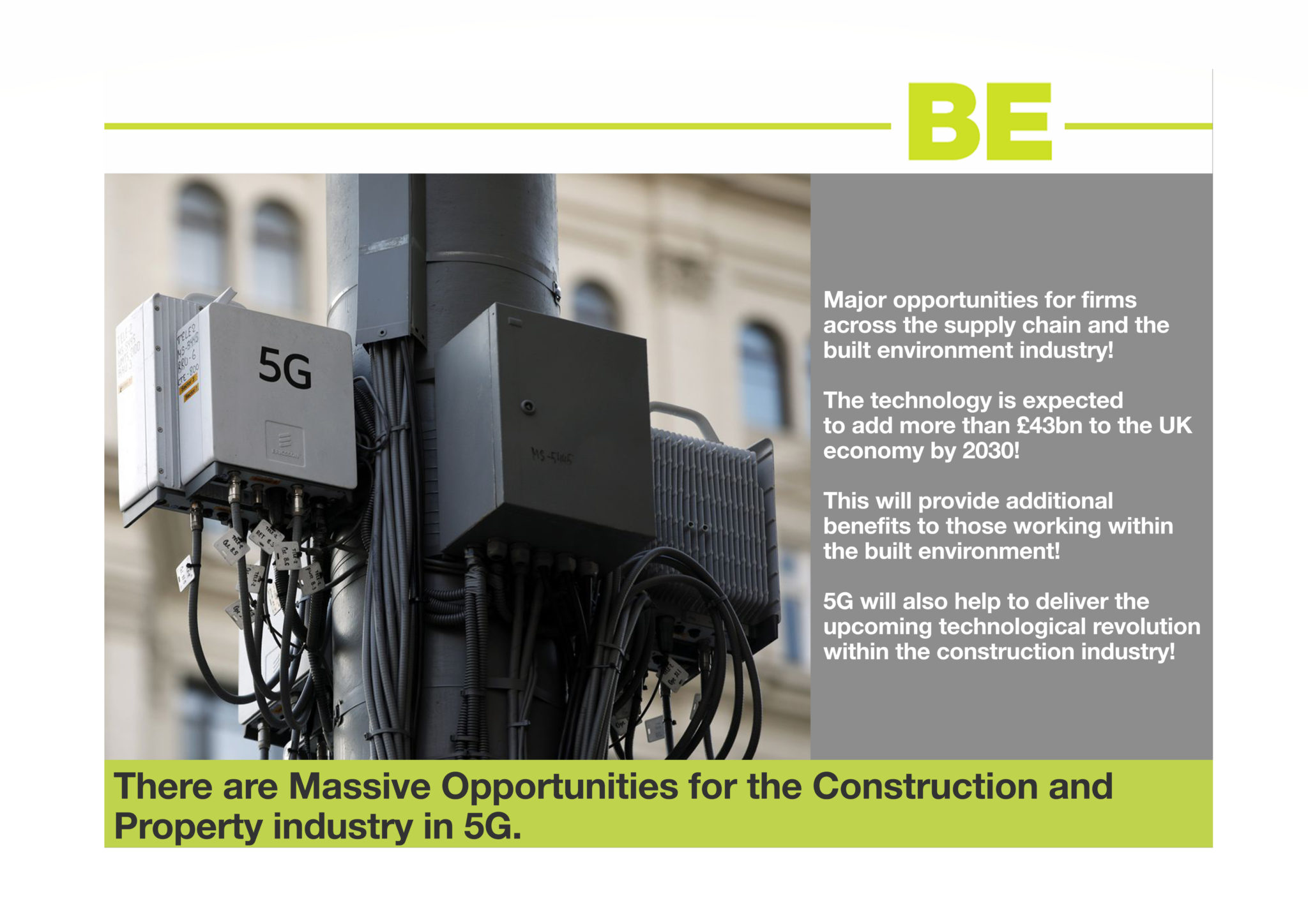 Opportunities for the Construction and Property industry in 5G