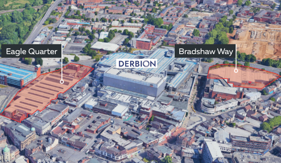 Plans submitted for two Derby city centre schemes