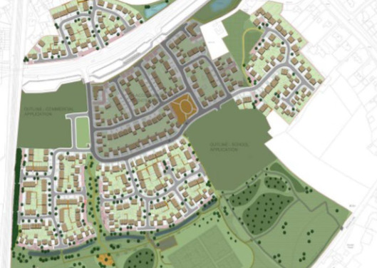 Green light for 331 new homes to the south of Lichfield