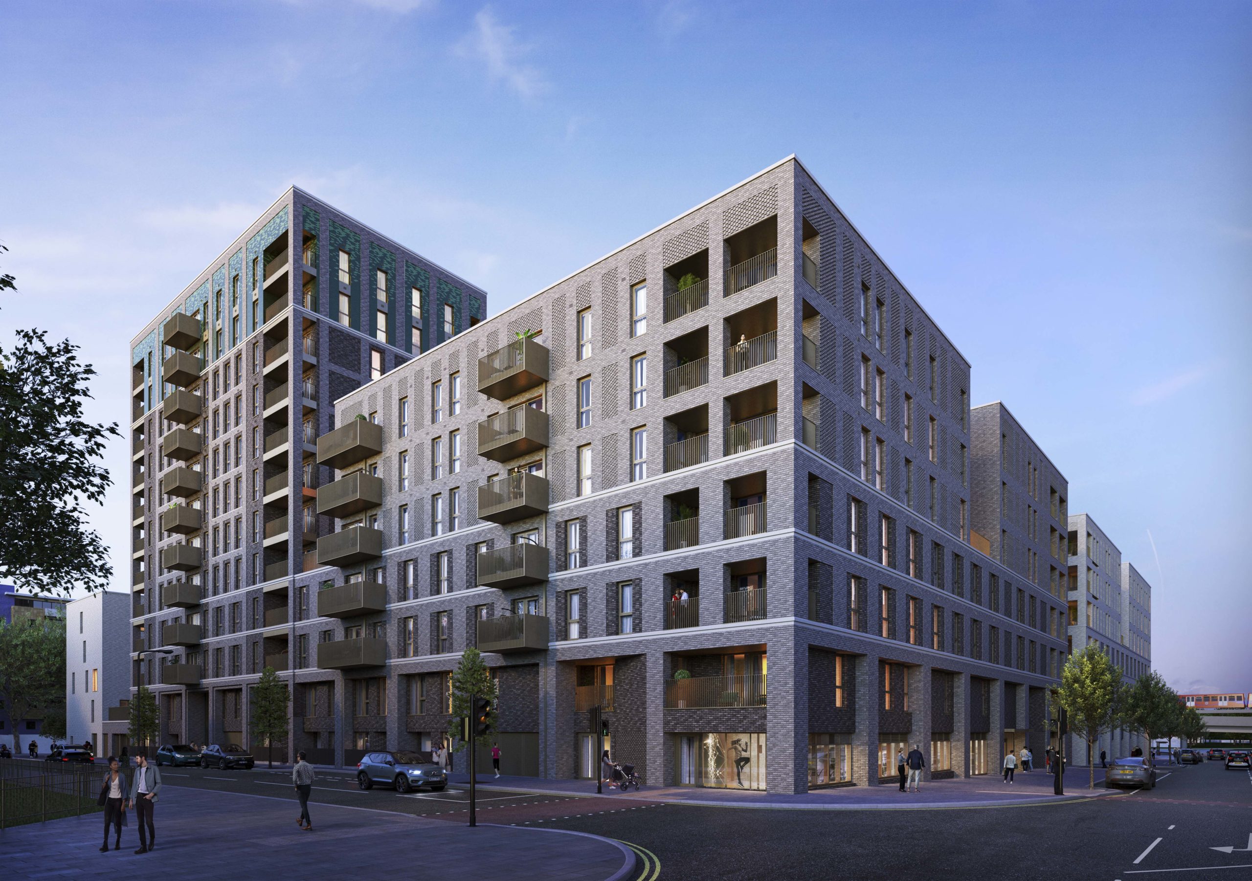 Telford Homes's new site will feature over 50% affordable housing.